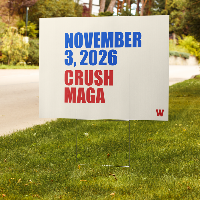 Crush Maga Yard Sign